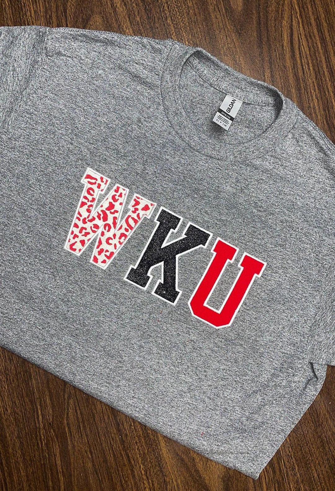 WKU Applique Shirt, WKU, Western Kentucky, College Shirt, College Gift ...