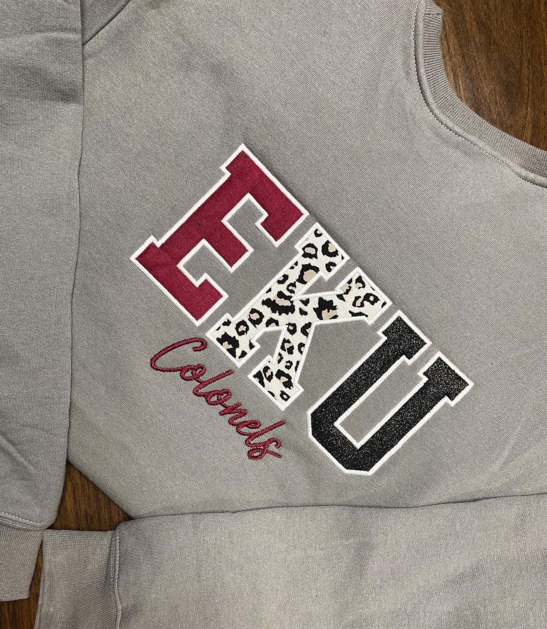 EKU Colonels Applique Sweatshirt, EKU, Eastern Kentucky, Colonels, EKU ...