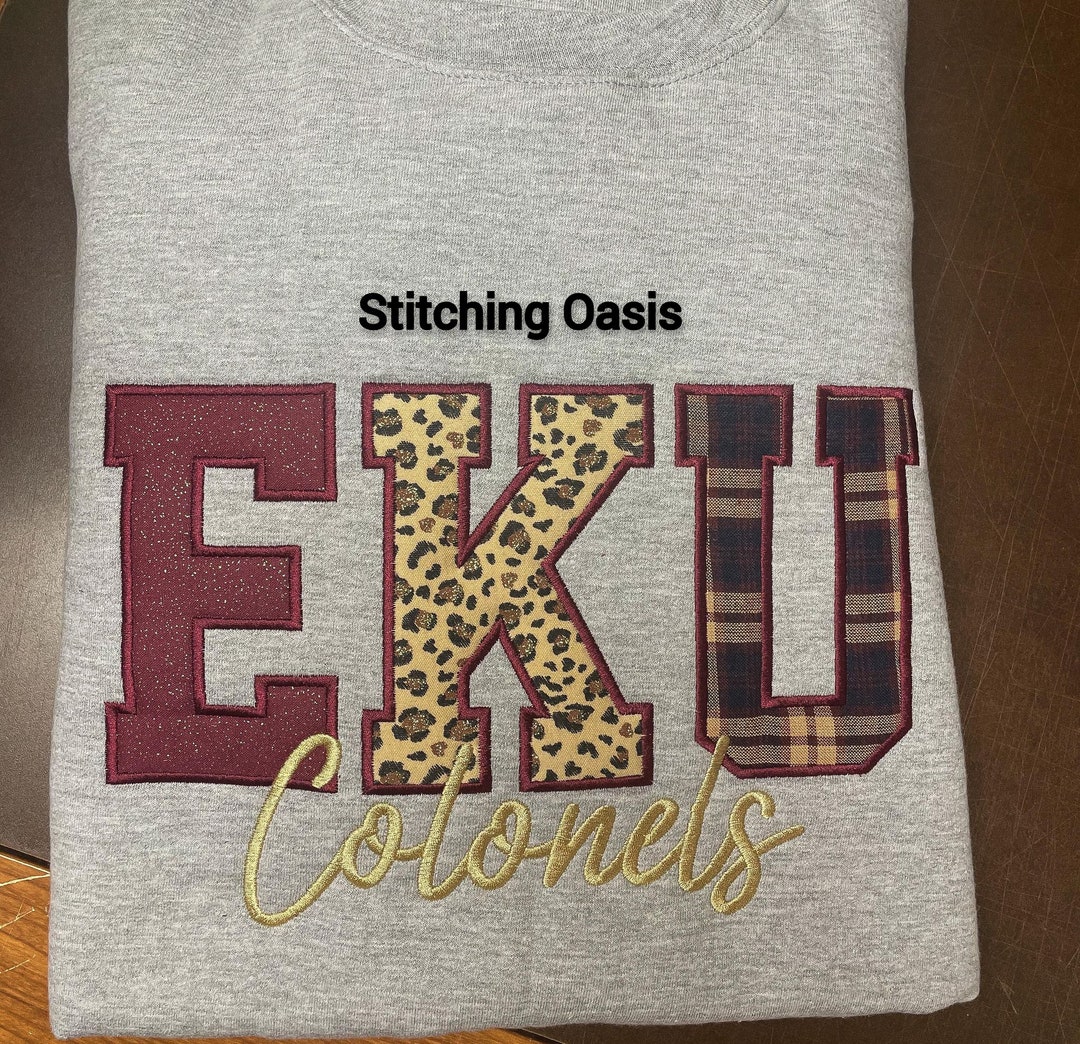 EKU Sweatshirt, Eastern Kentucky University, Womens Gift, College Shirt ...