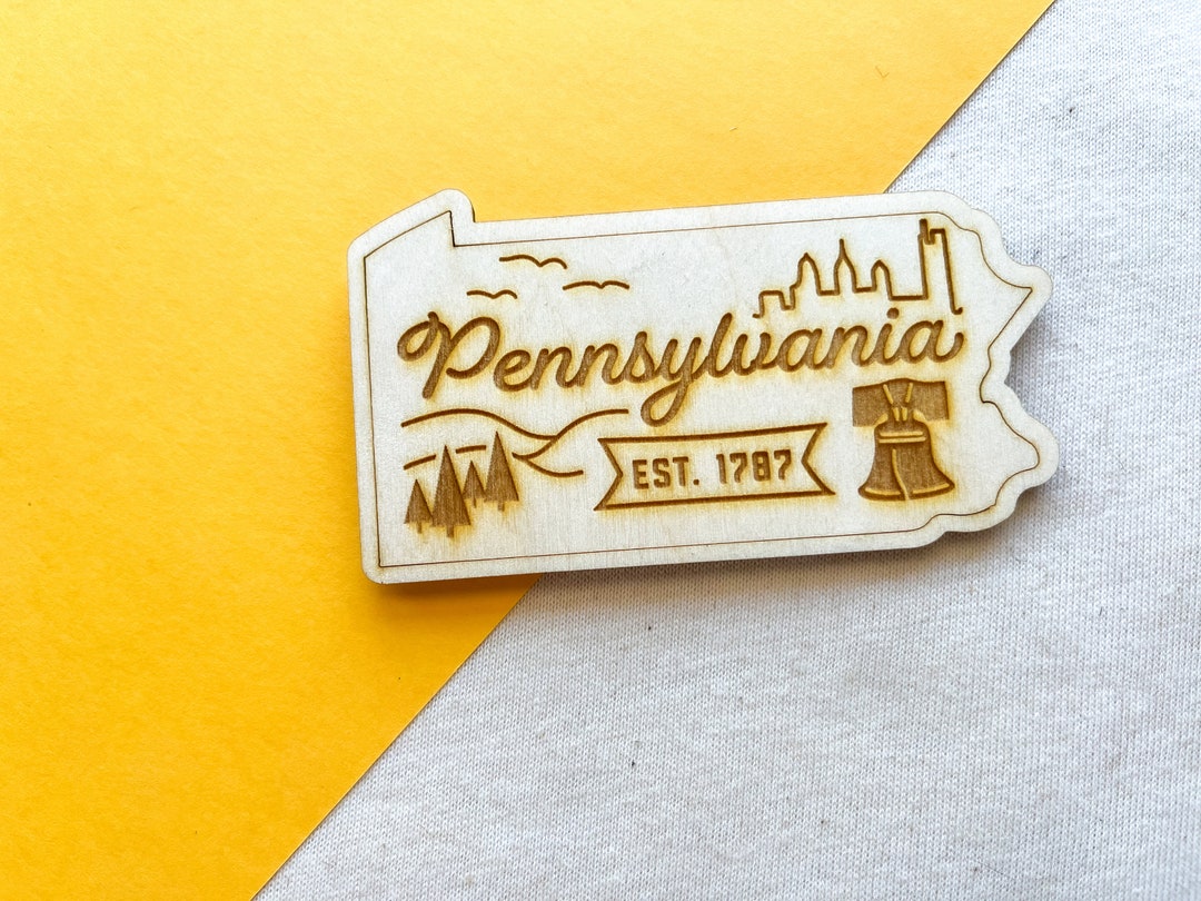 Pennsylvania Home Town Magnet - Etsy