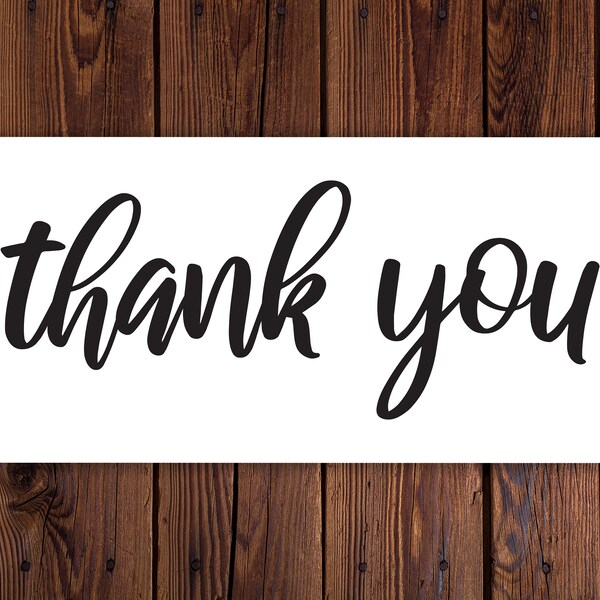 Thank You Mailbox Decal - Etsy