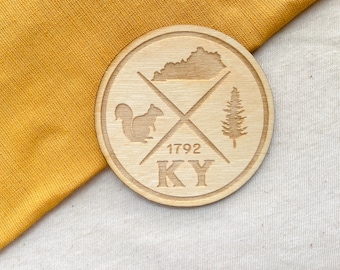 Kentucky Word Art 2-layer Laser Cut Wood Magnet Available - Etsy
