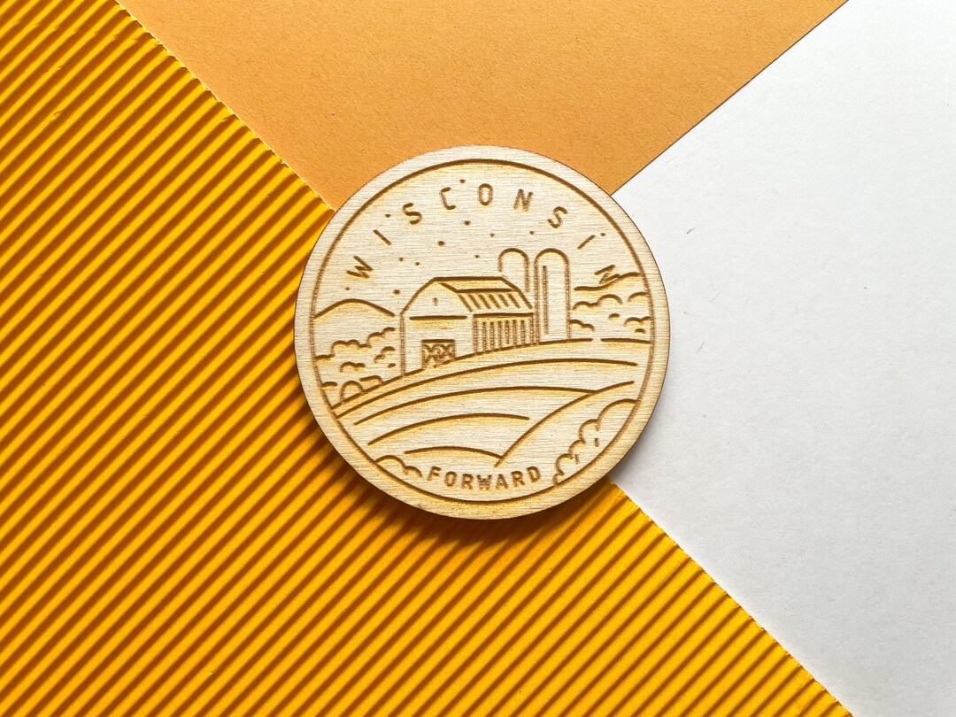 Wisconsin State Picture Magnet - Etsy