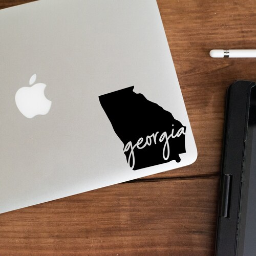 Georgia Outline Decal Georgia Sticker Tumbler Decal - Etsy