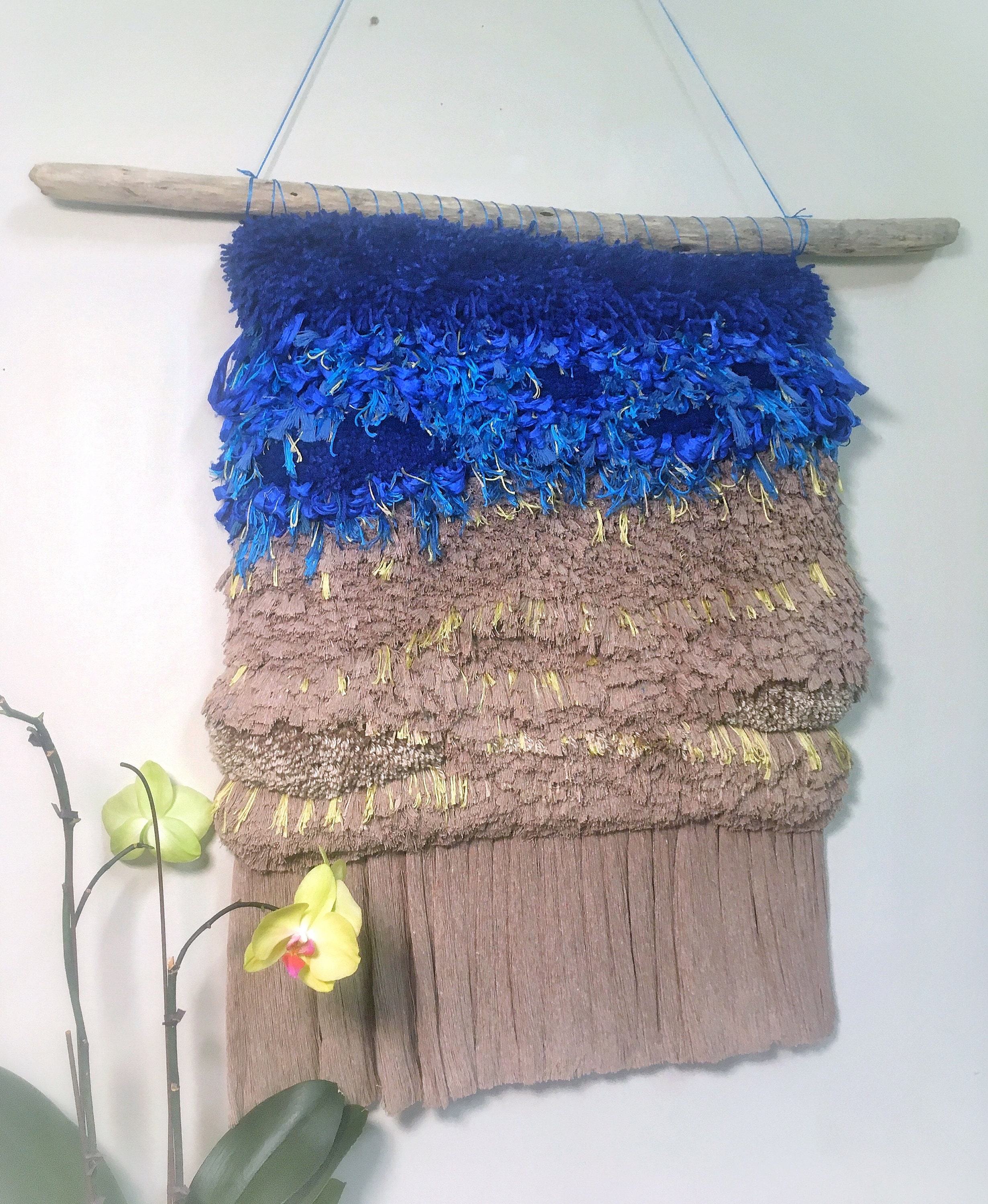 Shoreline / Woven Wall Hanging / Tejer / Tapiz / arte de pared - Etsy ...