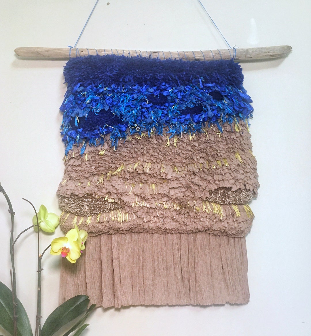 Shoreline / Woven Wall Hanging / Tejer / Tapiz / arte de pared - Etsy ...