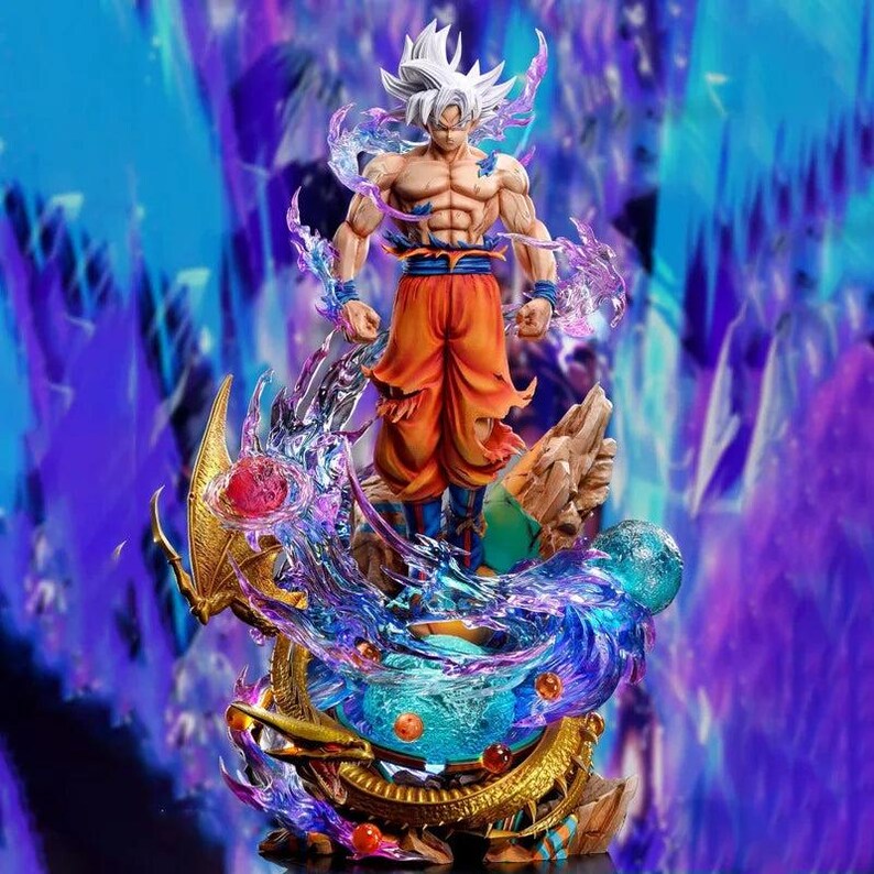 Dragon Ball Ultra Instinct Goku Figure Anime Collectible Statue - Etsy