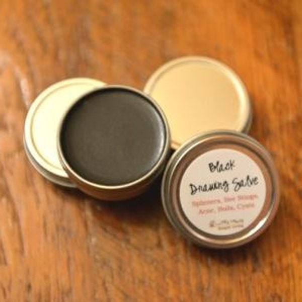 Amish Black Drawing Salve - Etsy