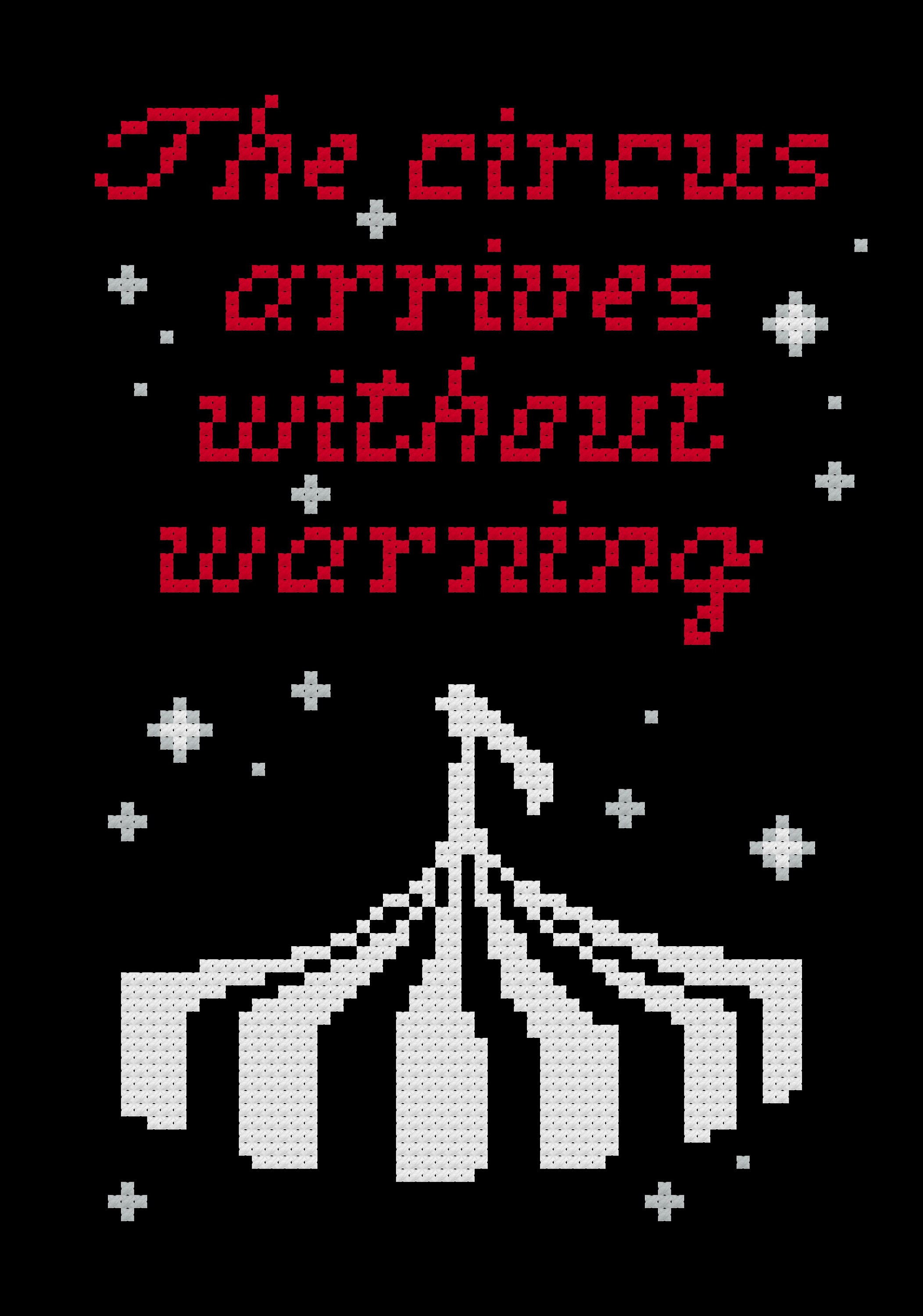 Circus Arrival Cross Stitch Pattern Night Circus Inspired PDF - Etsy