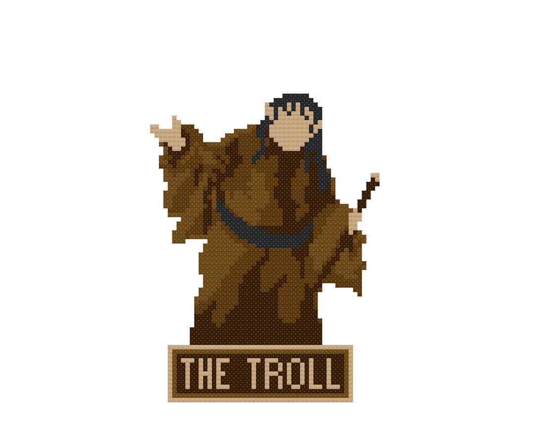 The Troll Cross Stitch Pattern, the Nightman Cometh, Always Sunny ...