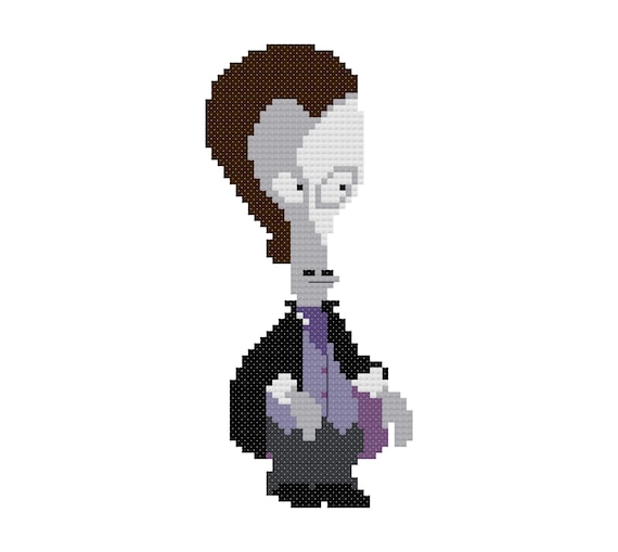 Roger the Alien as the Phantom of the Telethon PDF Cross - Etsy