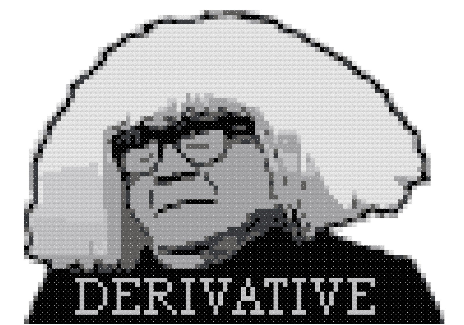 Ongo Gablogian Cross Stitch Pattern, Always Sunny Cross Stitch, Frank ...