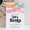 Girl's First Fiesta Birthday Invitation, Primera Fiesta, Girl's Fiesta ...