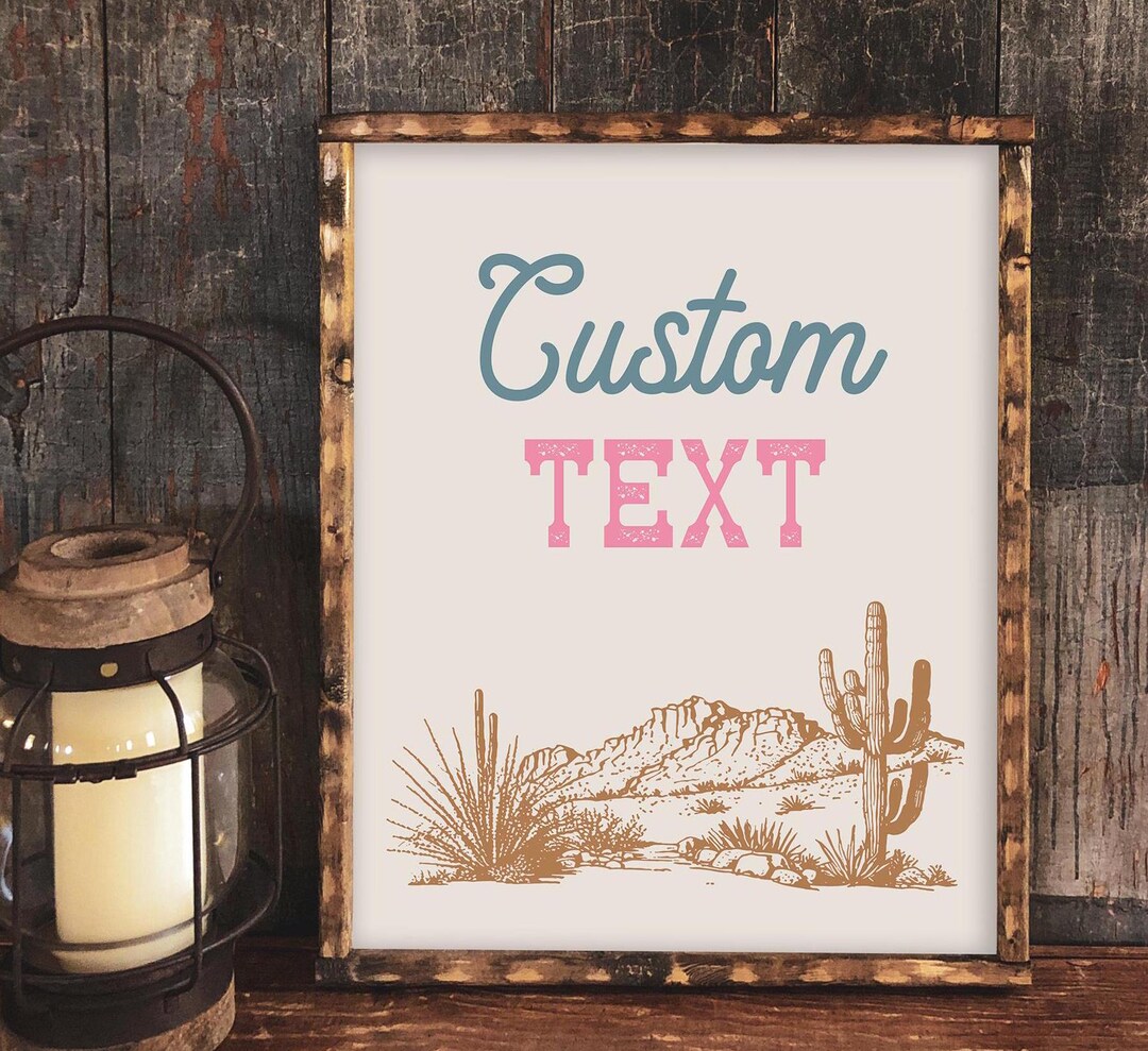 Custom Western Birthday Sign, Custom Rodeo Signs, Joint Western ...