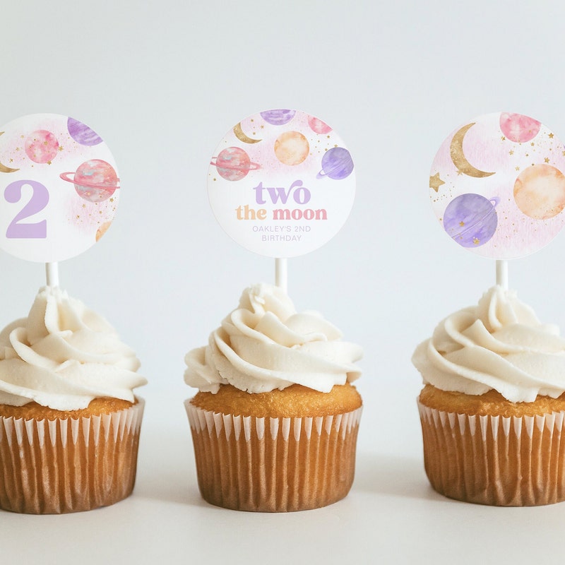 Space Cupcake Topper - Etsy