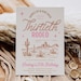 30th Rodeo Birthday Invitation, Women's Western Birthday Invitation ...