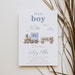 Train Baby Shower Invitation, Watercolor Train Baby Shower, Blue Train ...