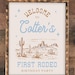 First Rodeo Birthday Bundle, Boy's Western Party Bundle, Cowboy ...