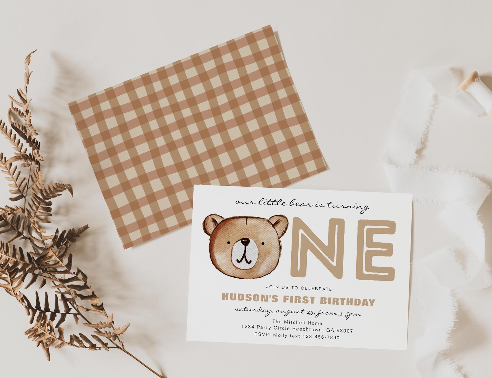 Bear First Birthday Bundle, Beary First Birthday Party, Bear Birthday ...