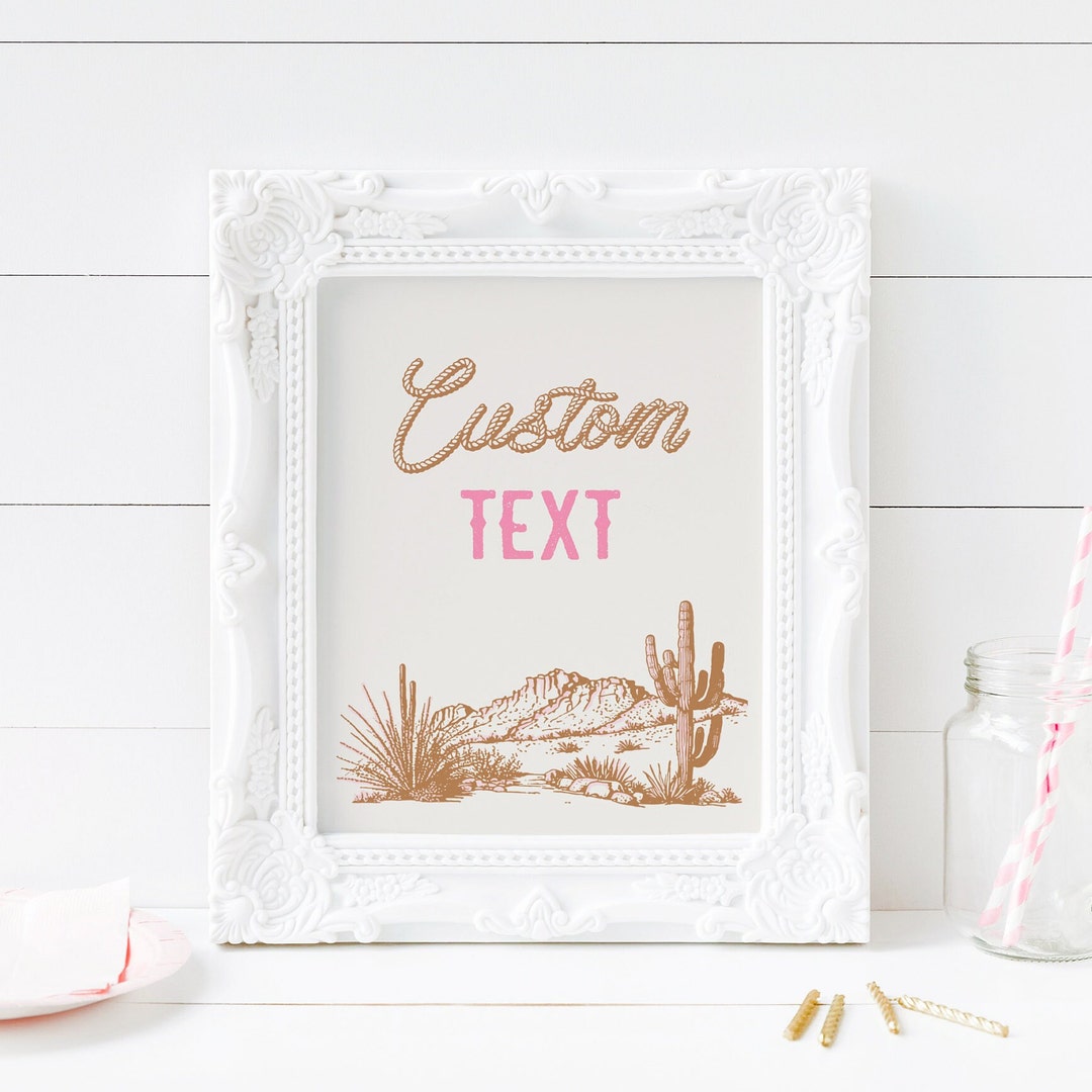 Custom Rodeo Birthday Sign, Custom Rodeo Signs, Cowgirl Party Sign ...