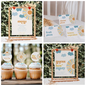Editable Sun Birthday Bundle, Trip Around the Sun Birthday Bundle ...