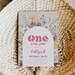 One Wild Year Birthday Invitation, Wildflower First Birthday ...