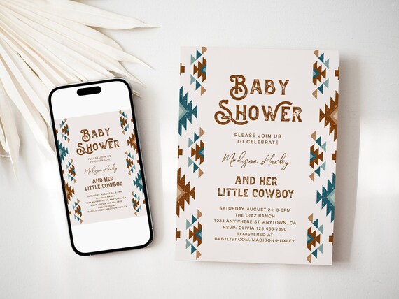 Tribal Aztec Baby Shower
