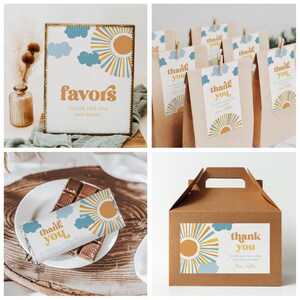 Editable Sun Birthday Bundle, Trip Around the Sun Birthday Bundle ...
