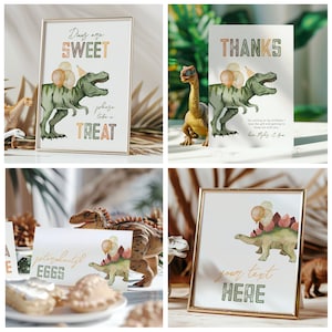 Two-rex Birthday Bundle, Dinosaur Birthday Bundle, Printable Dinosaur ...