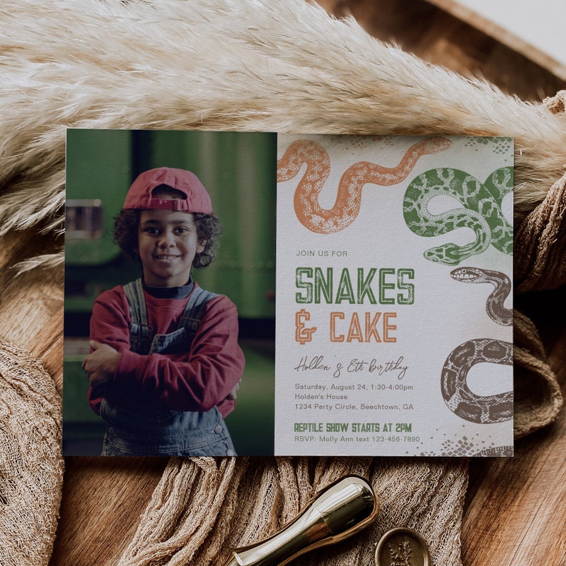 Snake Invitations - Etsy
