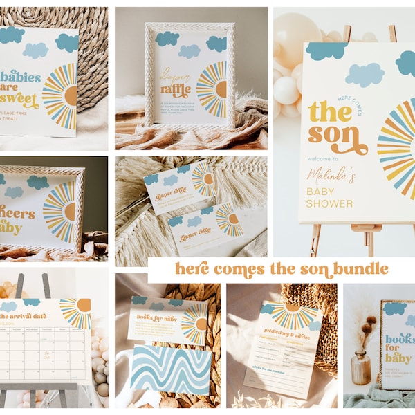 Here Comes the Son Baby Shower - Etsy