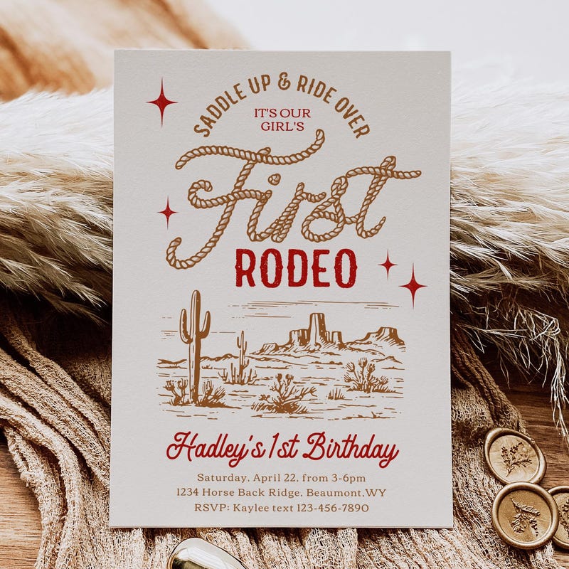 First Rodeo Birthday - Etsy