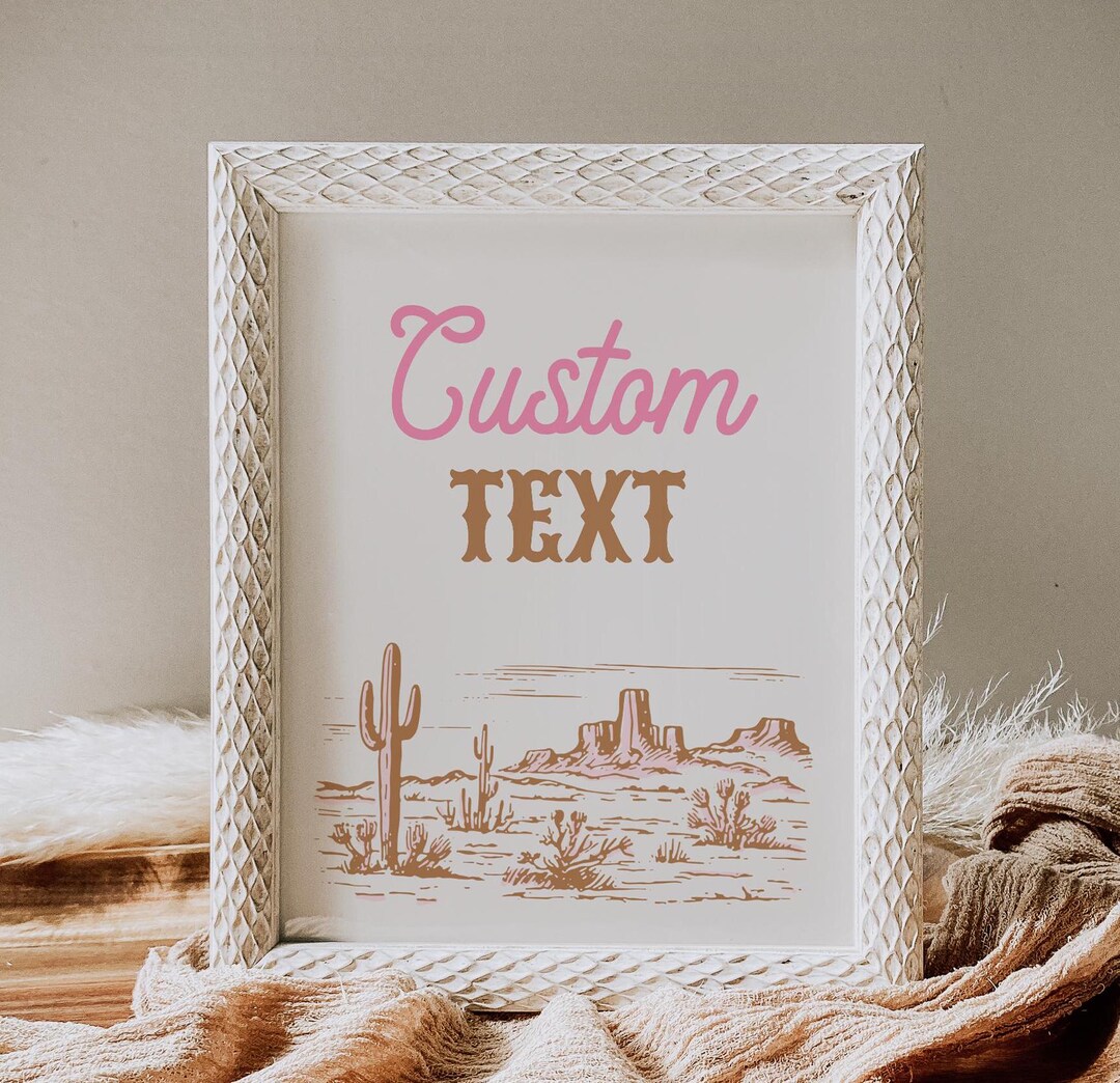 Custom Rodeo Birthday Sign, Custom Rodeo Signs, Cowgirl Party Sign ...