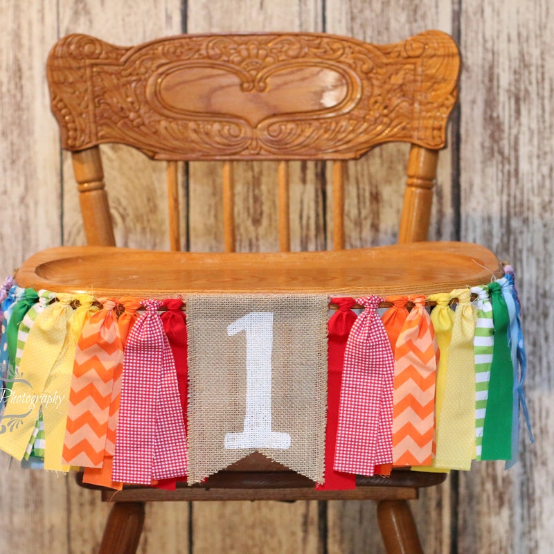 Rainbow Birthday Banner - Etsy
