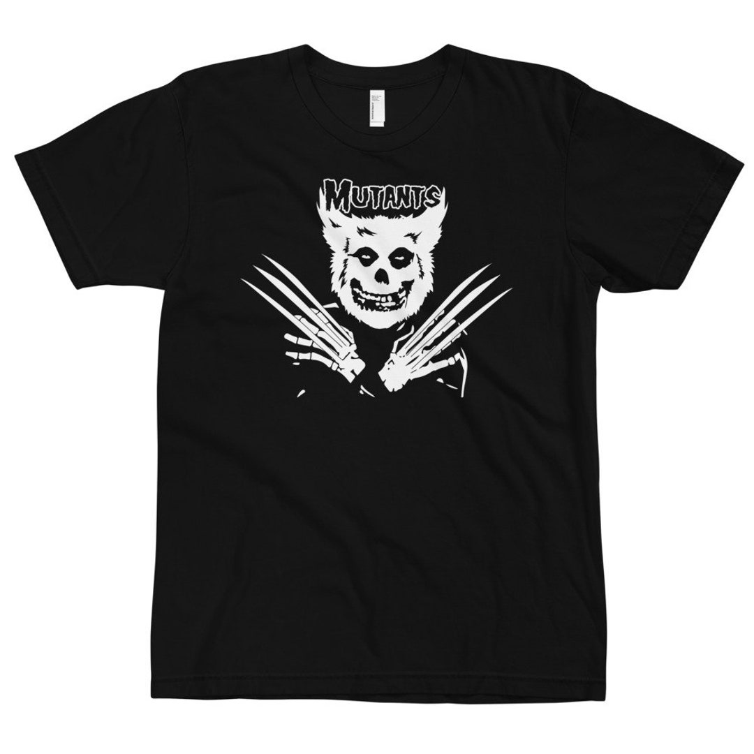 Mutants Punk Rock Shirt Wolverine / Misfits Mashup Inspired - Etsy