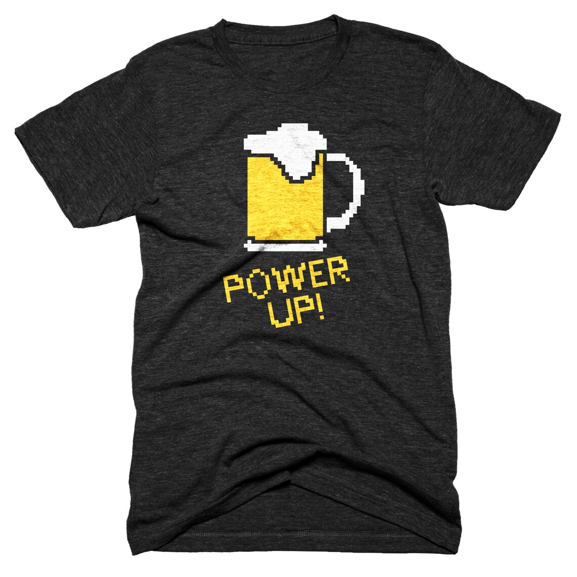 Beer Power up Short Sleeve T-shirt - Etsy
