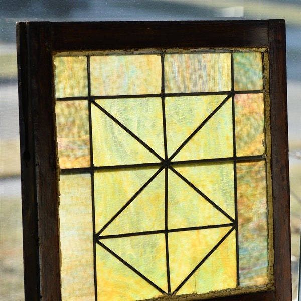 Antique Stained Glass Window - Etsy