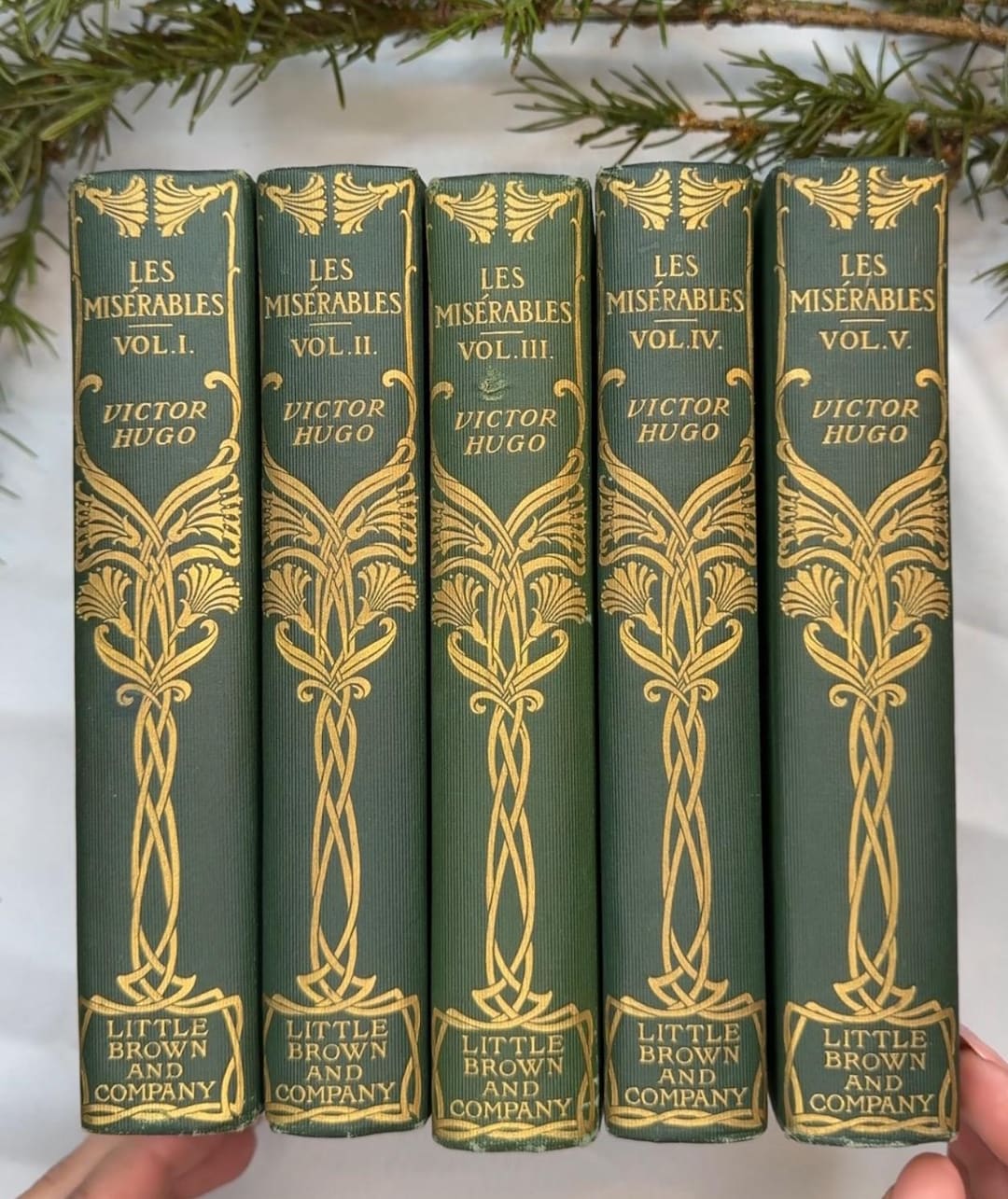 Antique Les Miserables Set by Victor Hugo, 1887 - Etsy
