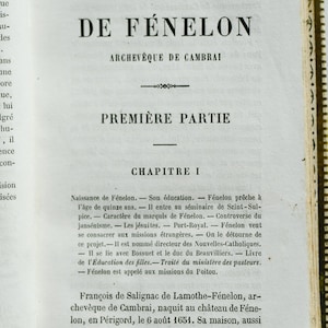 Histoire De Fenelon, 1861, French Cartonnage Book - Etsy