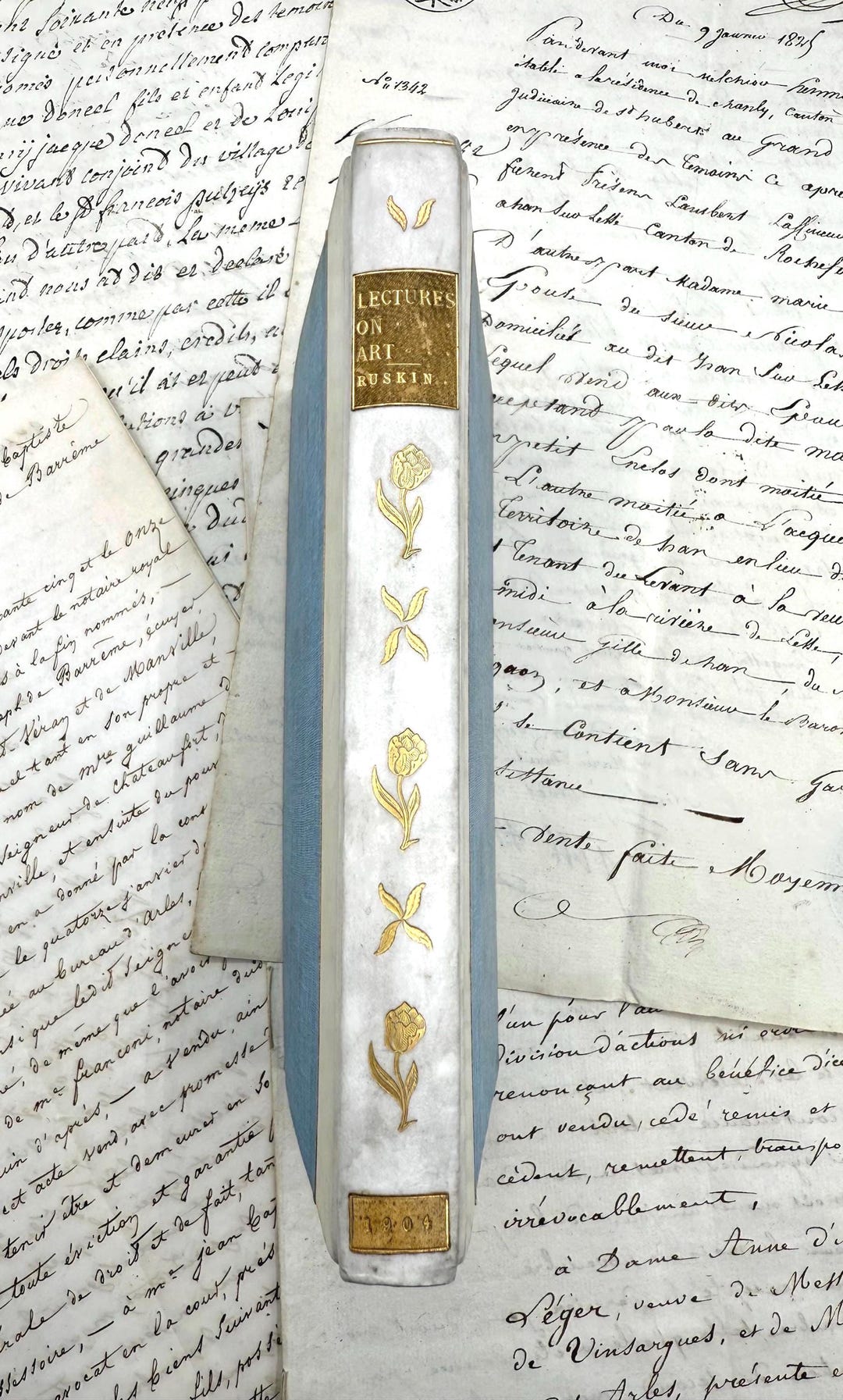 John Ruskin’s Lectures on Art, Vellum Binding - Etsy
