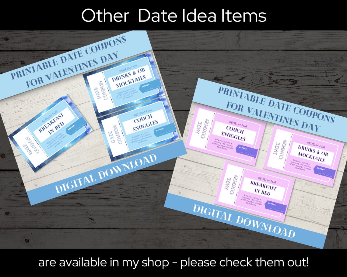 Date Night, Love Coupons, 100 Date Night Ideas, Adventure Coupon Book ...
