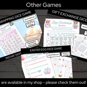 Roll an Easter Bunny Dice Game, Easter Game, Classroom Games, Easter ...
