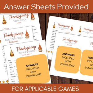 23 Thanksgiving Games, Friendsgiving, Family Reunion, Find the Guest ...