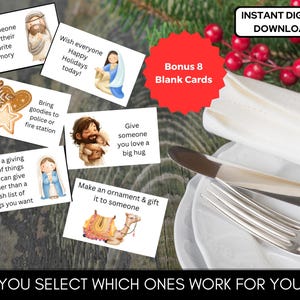 64 Kindness Advent Calendar Cards | Unique Advent Activity Cards ...