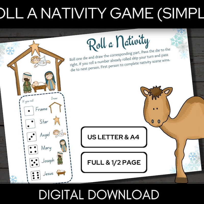 Nativity Bingo - Etsy