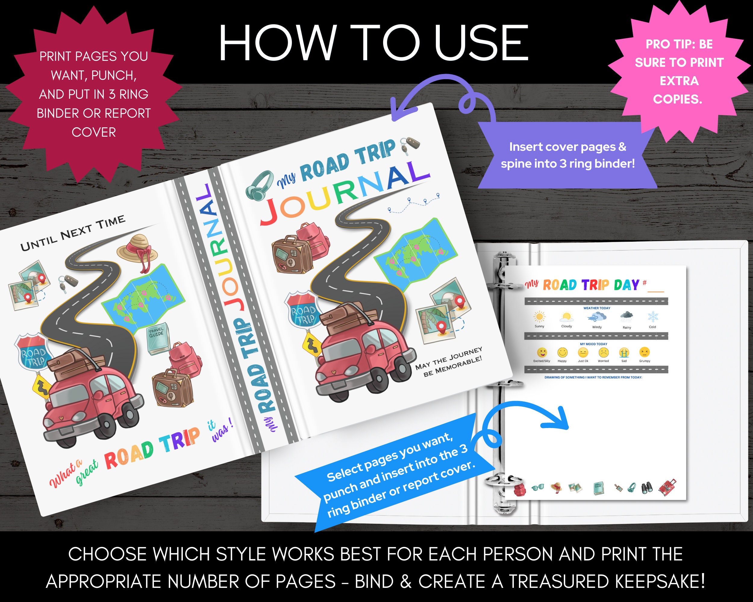 Ultimate Road Activities Pack, Kids Road Trip Games Printable, Family ...