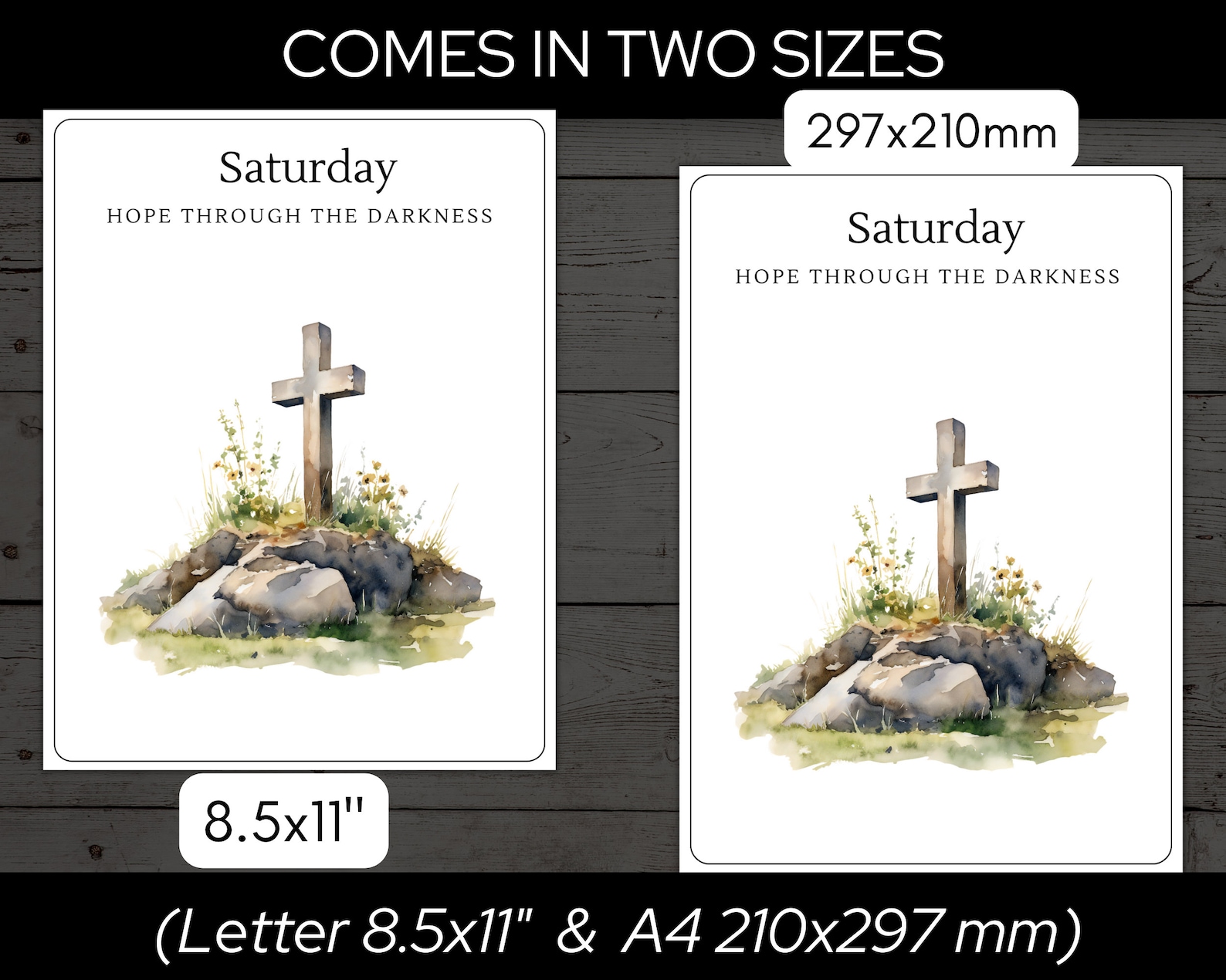 LDS Easter Advent Cards, Holy Week Printable W/ Latter Day Saints ...