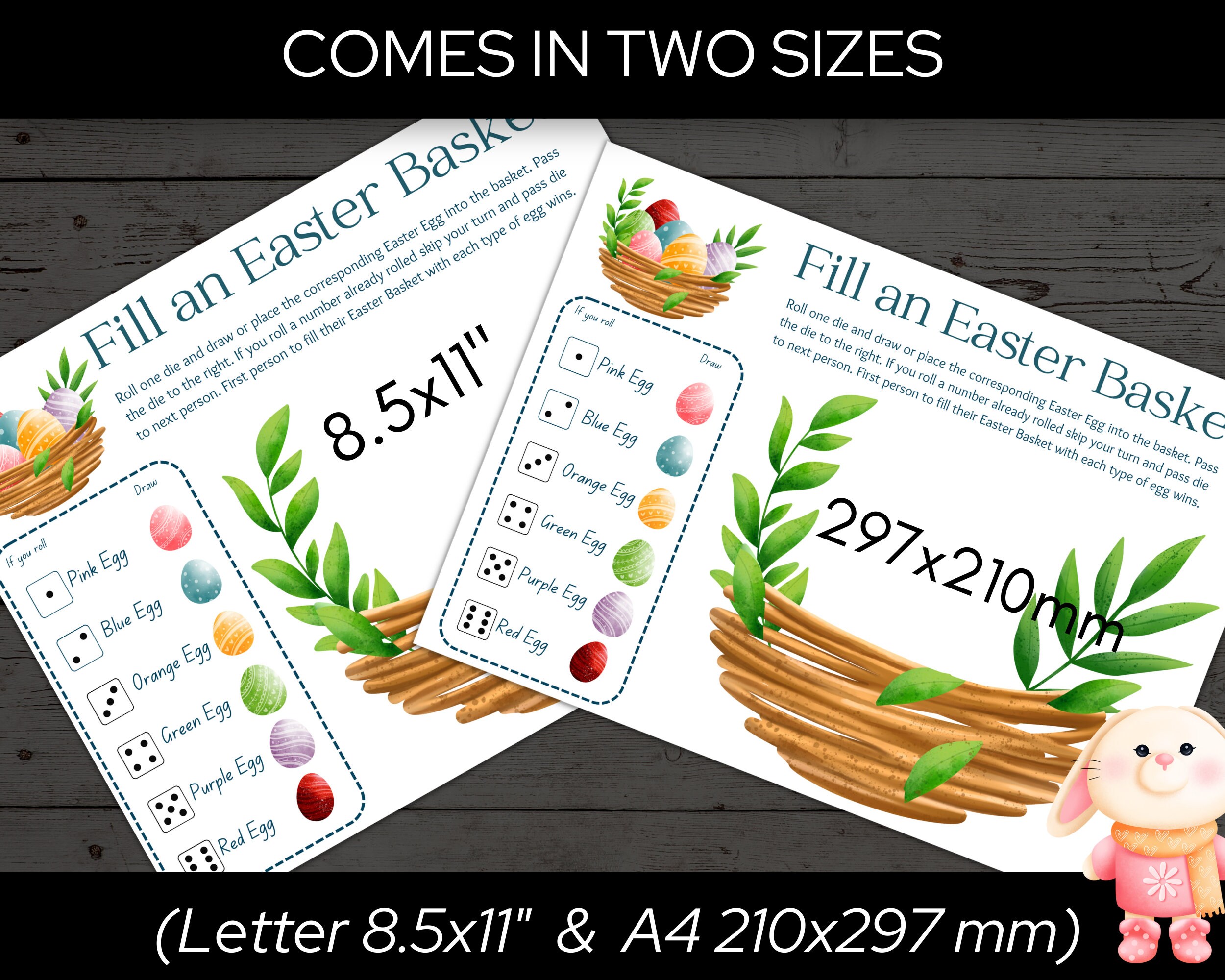 Fill an Easter Basket Dice Game, Easter Game, Classroom Games, Easter ...