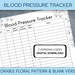 Blood Pressure Log, Blood Pressure Colorable Printable, Blood Pressure ...