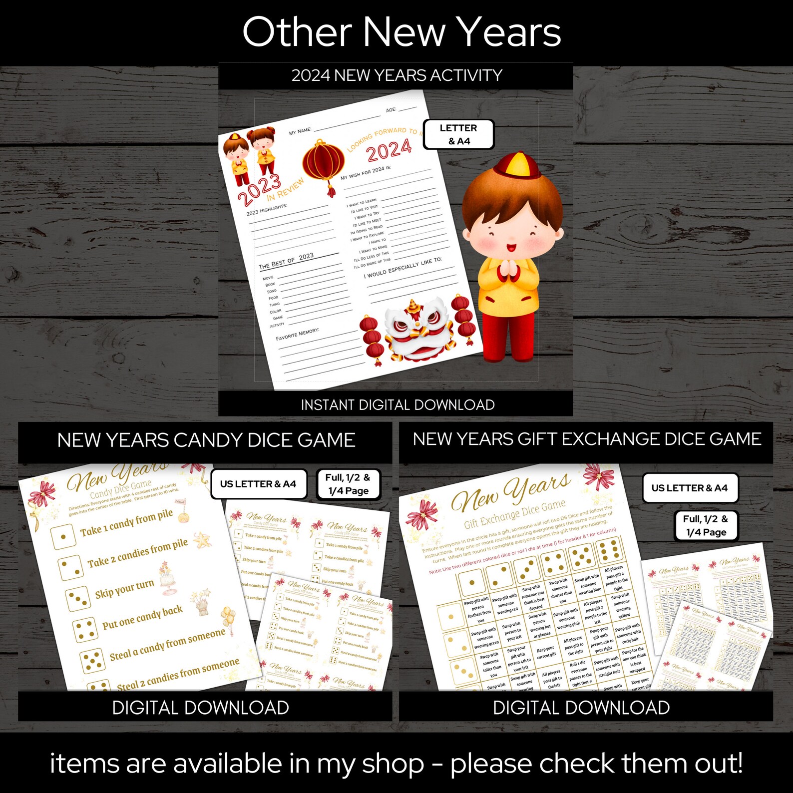 Kids Year in Review, Printable New Years Activity, 2024 New Year ...